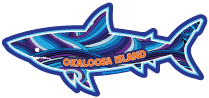 Steamboat Sticker Hippie Shark Okaloosa Island – Islanders Outfitter